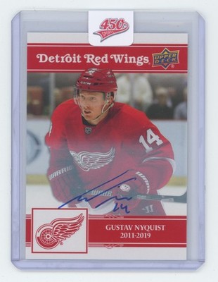 2025-26 UD Detroit Red Wings Centennial Red Gustav Nyquist Auto | eBay