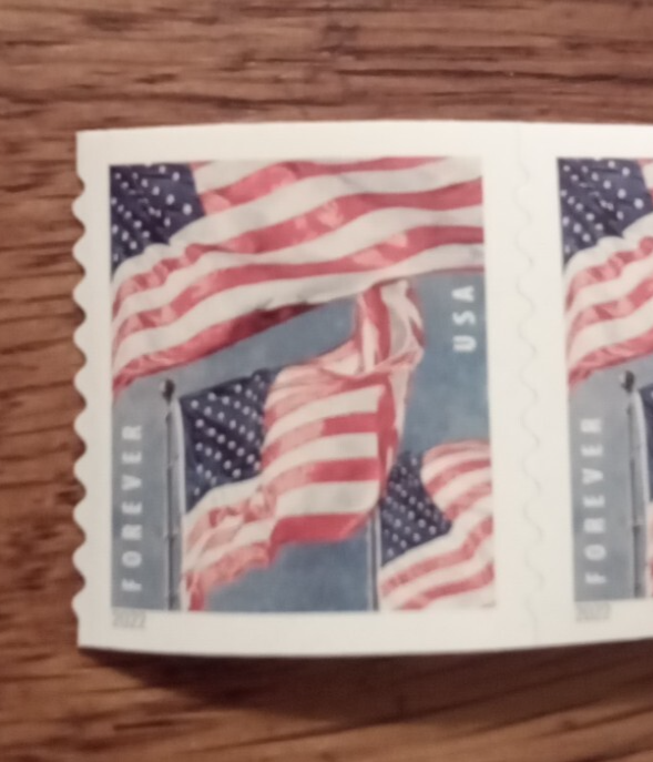 (10) 2022 Forever First Class Stamps US Flags - 10 MNH Stamps (scott ...