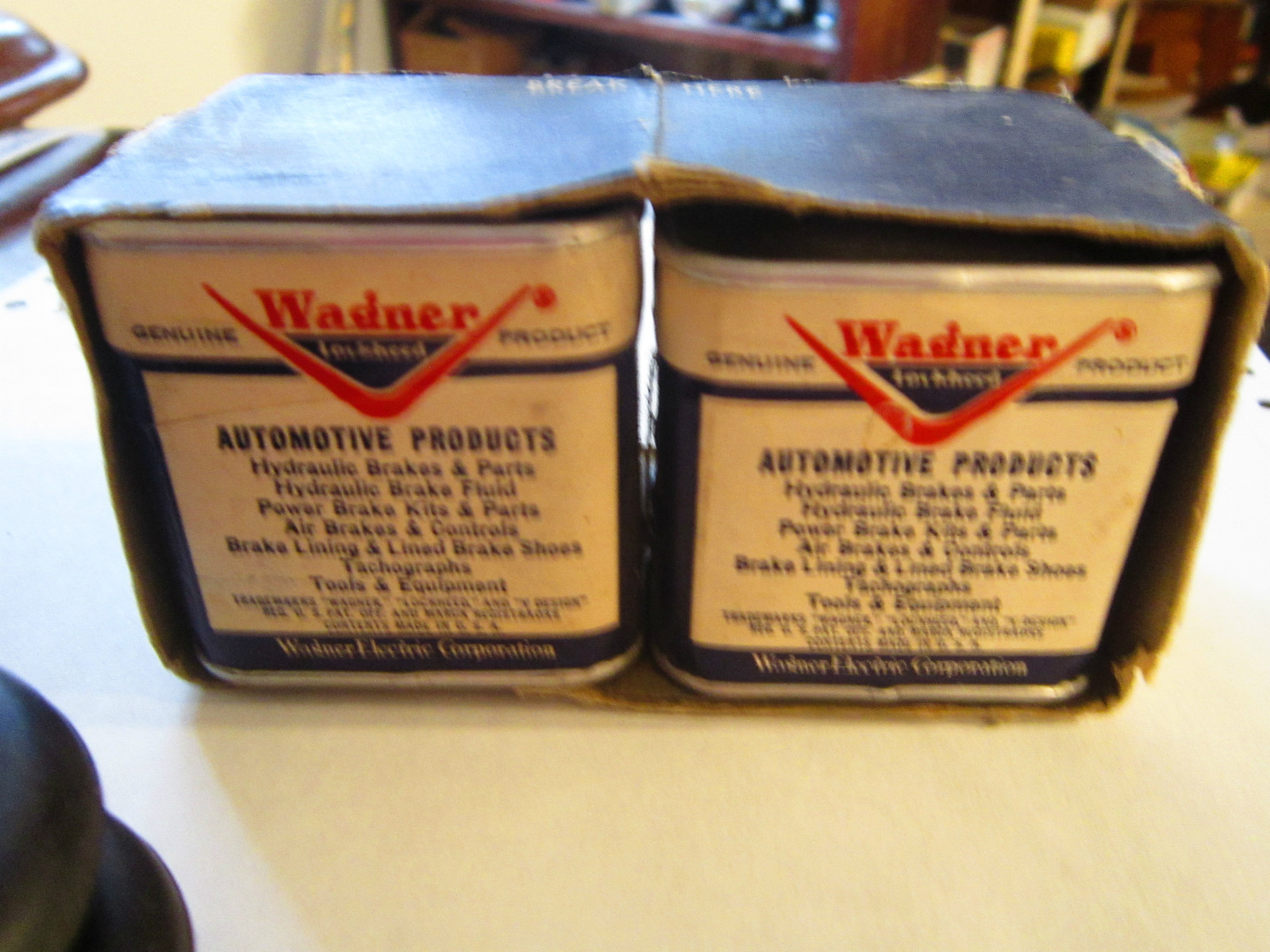 Wagner Lockheed genuine product,hydraulic brake part,1 opened container ...