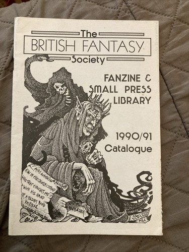SF slim Digest mag, British Fantasy Society Catalogue 8/1990, 16pp, VG ...
