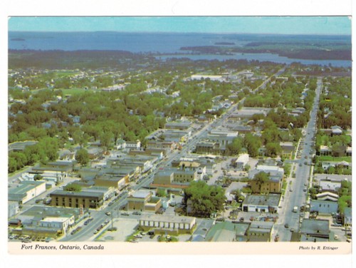 Fort Frances, Ontario, Chrome Aerial View Postcard | eBay