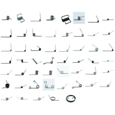 Wire diameter 1.0mm OD 4.3 to 22.8mm Miniature Torsion Spring - Select ...