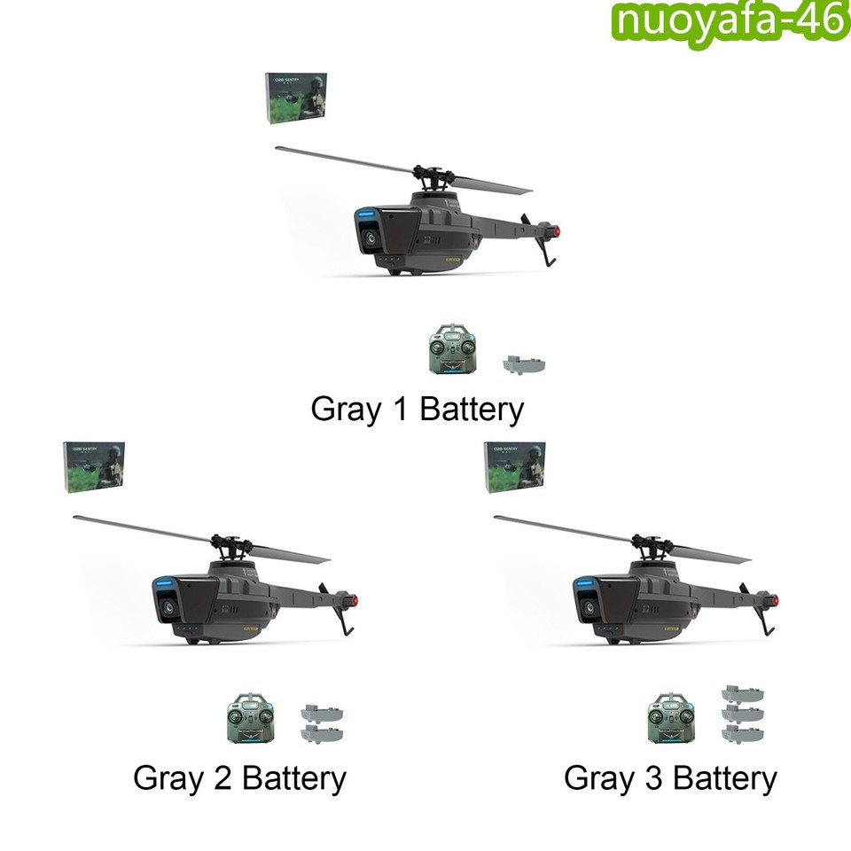 C127 C128 2.4G 720P 6-Axis WiFi Helicopter Wide Angle Camera Spy Drone RC Toys | eBay