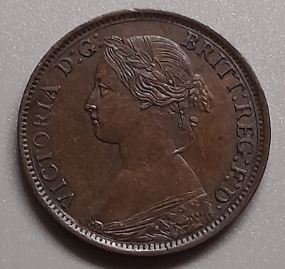 1861 Queen Victoria Farthing Coin-Excellent Condition-Collectable Coin ...