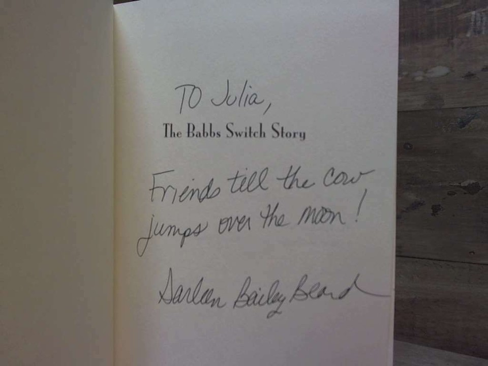 The Babbs Switch Story (Signed) by Darleen Bailey Beard Farrar, Straus ...