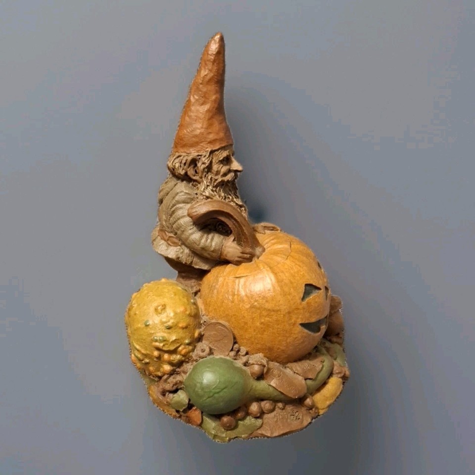 “1984 Tom Clark ‘Hal’ Halloween Gnome Figurine No. 42 – Jack O Lantern ...
