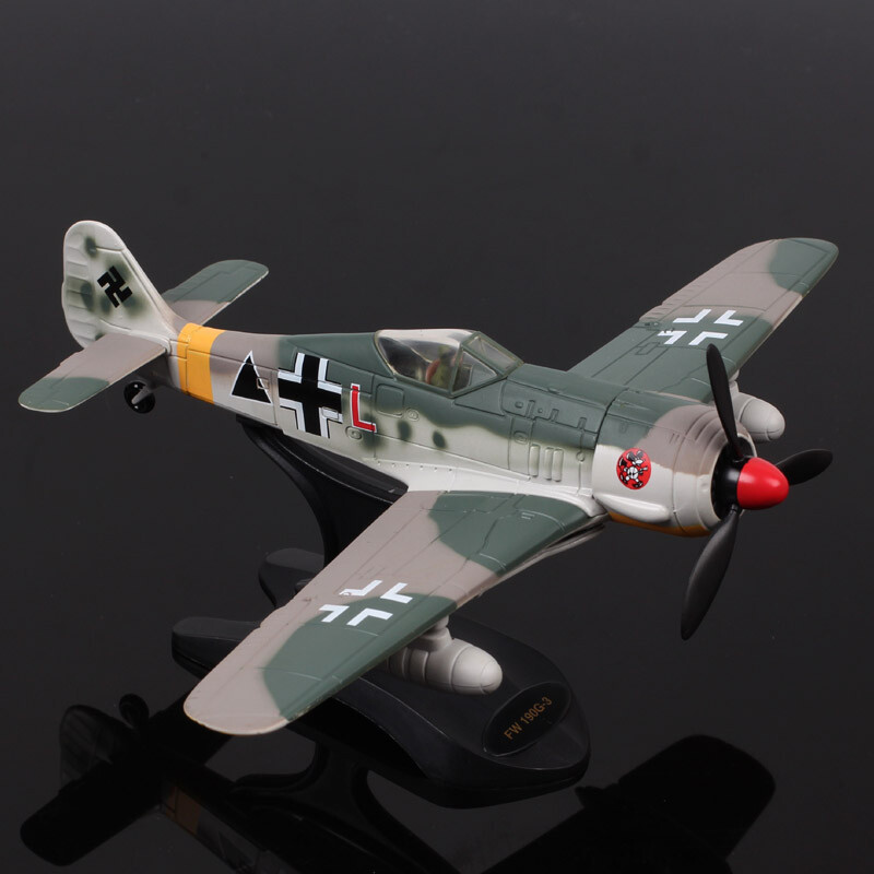 1:48 Air Signature WW2 Focke Wulf Fw 190 G 3 Fighter Diecast Aircraft ...