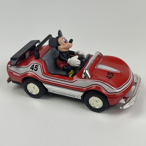 Vintage Disney Mickey Mouse No 45 Pull Back Red Convertible Toy Race ...