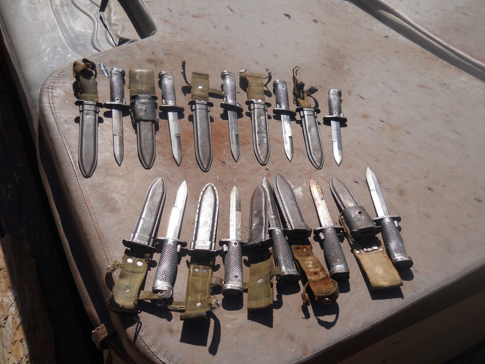 10 Turkish Military Issue M1 Garand Rifle Bayonet M-5A1 model w ...