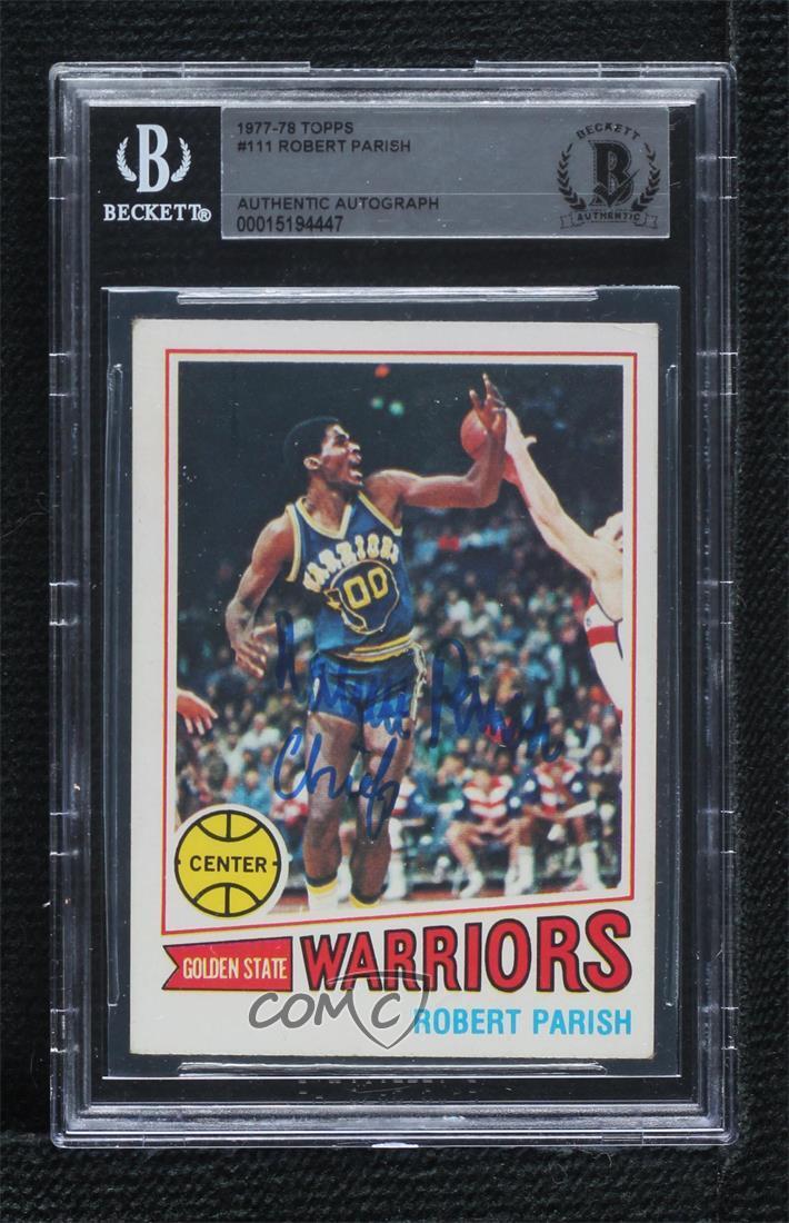 1977-78+Topps+-+White+Back+%23111+Robert+Parish+%28RC%29 for sale ...