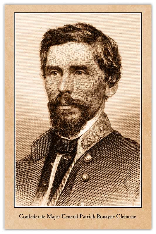 Confederate General PATRICK CLEBURNE Civil War Vintage Photograph Card ...