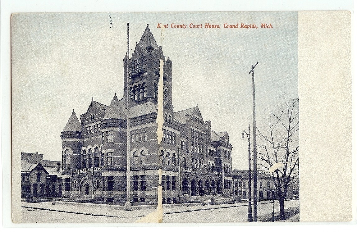 Kent County Court House Grand Rapids Michigan MI Postcard | eBay