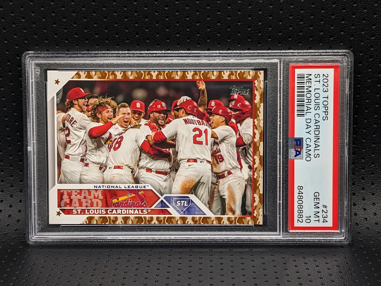 2023 Topps Series 1 - Memorial Day Camo #5 Albert Pujols /25 for sale ...