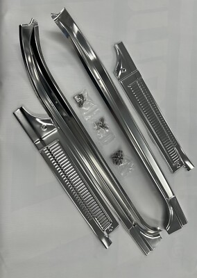 1973-1977 Chevrolet GMC C10 C20 C30 G10 Door Sill Trim Kit 4 Pieces ...