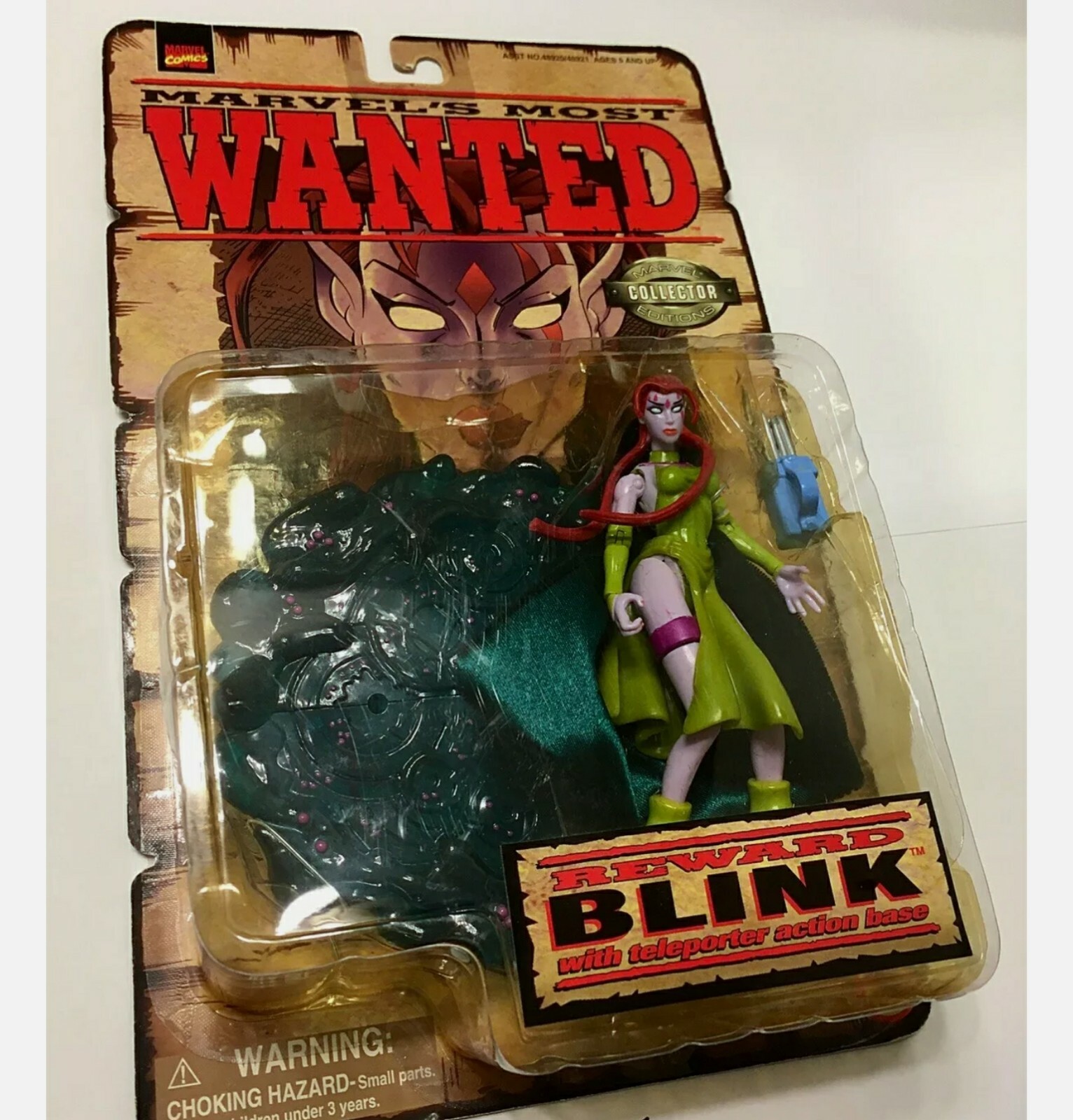 Marvel Entertainment Most Wanted Blink w/ Teleporter Action Figure Toy ...