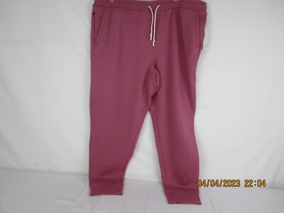 All In Motion Mens Red Cotton Fleece Jogging Sweatpants XL | eBay