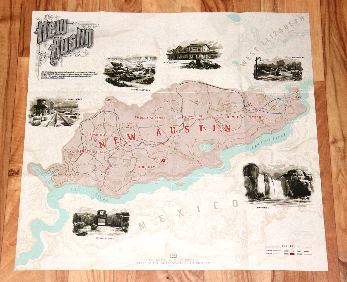 Red River Austin Map