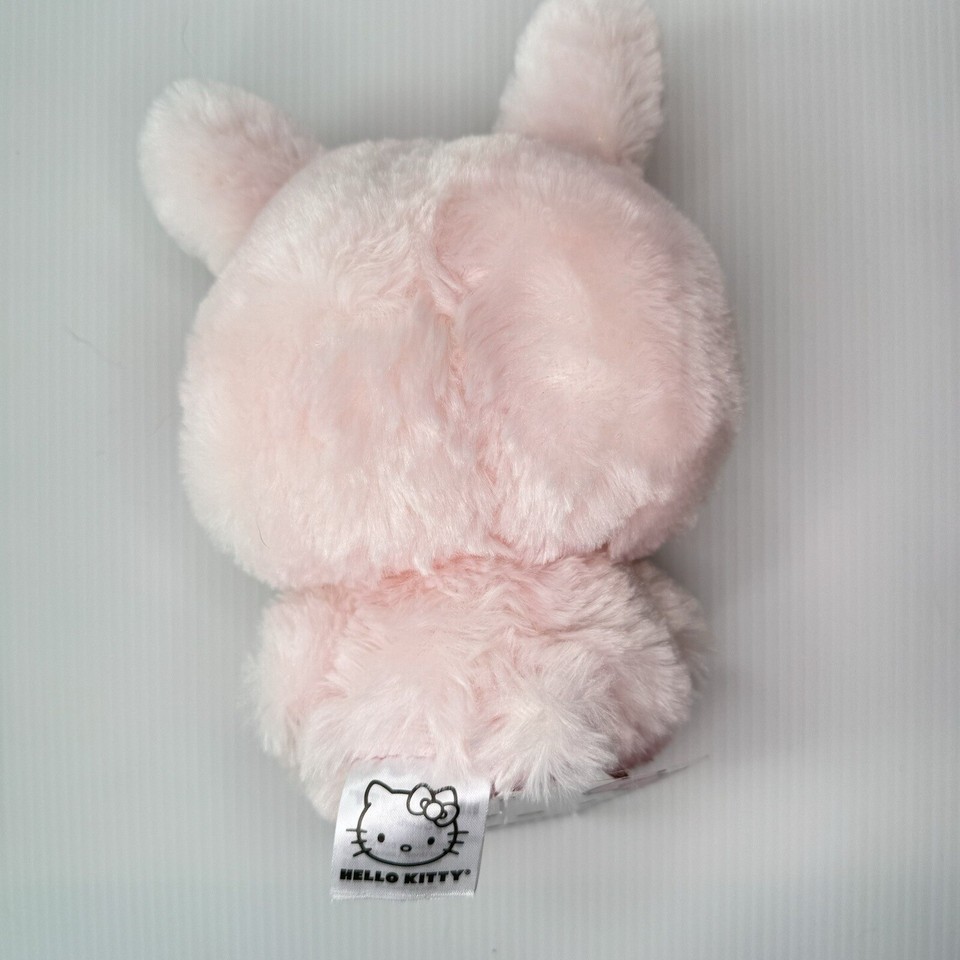 NWT Sanrio Hello Kitty Pink & Red Bunny Rabbit Costume 8” Plush Plushie ...