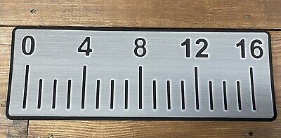 reFlex 16” Fish Ruler Marine PE Foam 6M Stick On- Phoenix Grey/ Aphotic ...