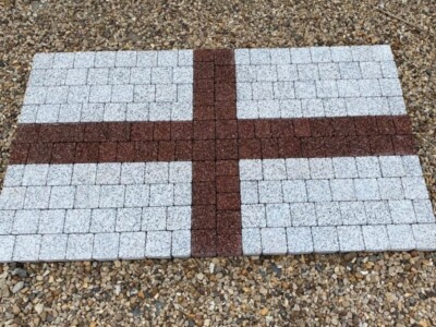 England Flag Stone Garden Ornaments SLAB DECOR FEATURE PAVING MEMORIAL ...