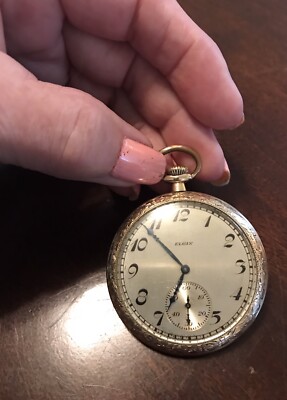 Antique Elgin Wadsworth Referee 20 Year Pocket Watch Gold Filled | eBay