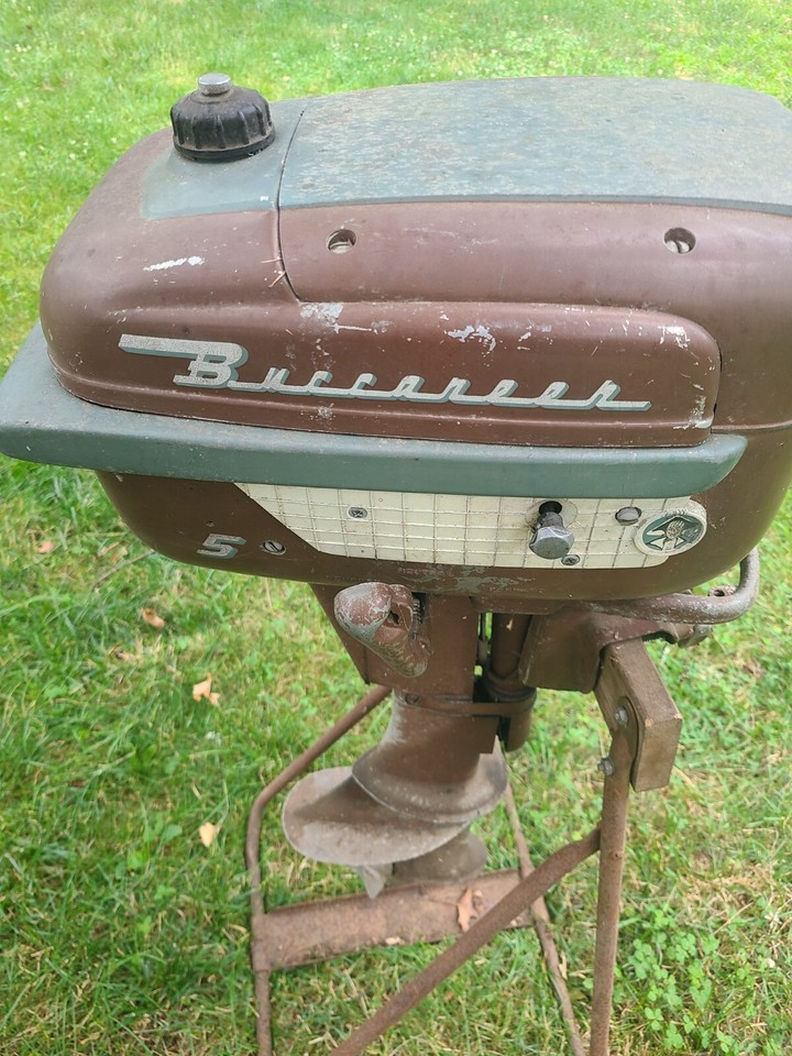 Gale Products Buccaneer 5hp Outboard Motor Model 5D12B Barn Find!!!! | eBay