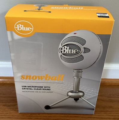 Blue Snowball Wired Condenser Microphone 988000073 | eBay