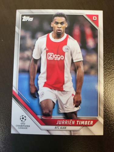 2022 Topps Champions League Jurrien Timber card #98 | eBay