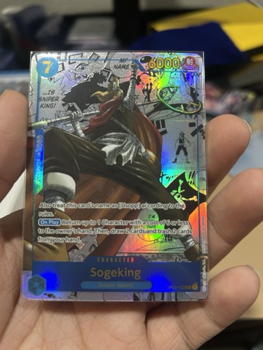 Sogeking Alternate Art Manga Rare SEC OP03-122 One Piece Card English ...