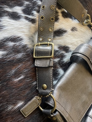 Vintage Coach Legacy Brooklyn Large Messenger Bag in Pewter Leather ...