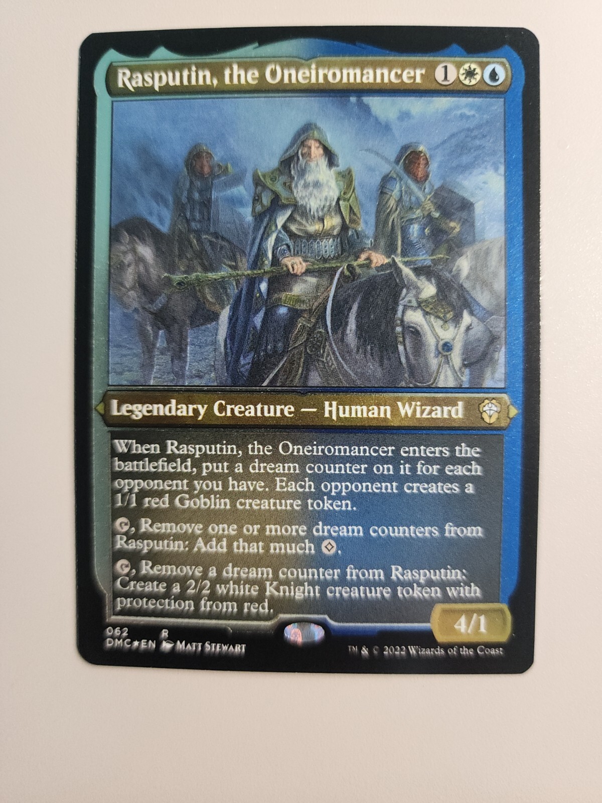 MTG Rasputin, the Oneiromancer Commander: Dominaria United 062 Foil ...