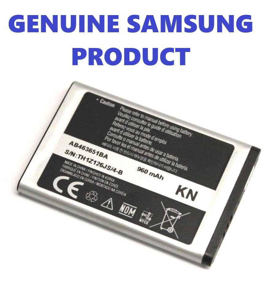 SAMSUNG AB463651BA OEM BATTERY for STRAIGHTTALK SAMSUNG SCH-R451c R450 ...