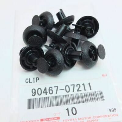 Genuine Lexus Plastic ENGINE COVER CLIPS 90467-07211 x10 F/S Toyota | eBay