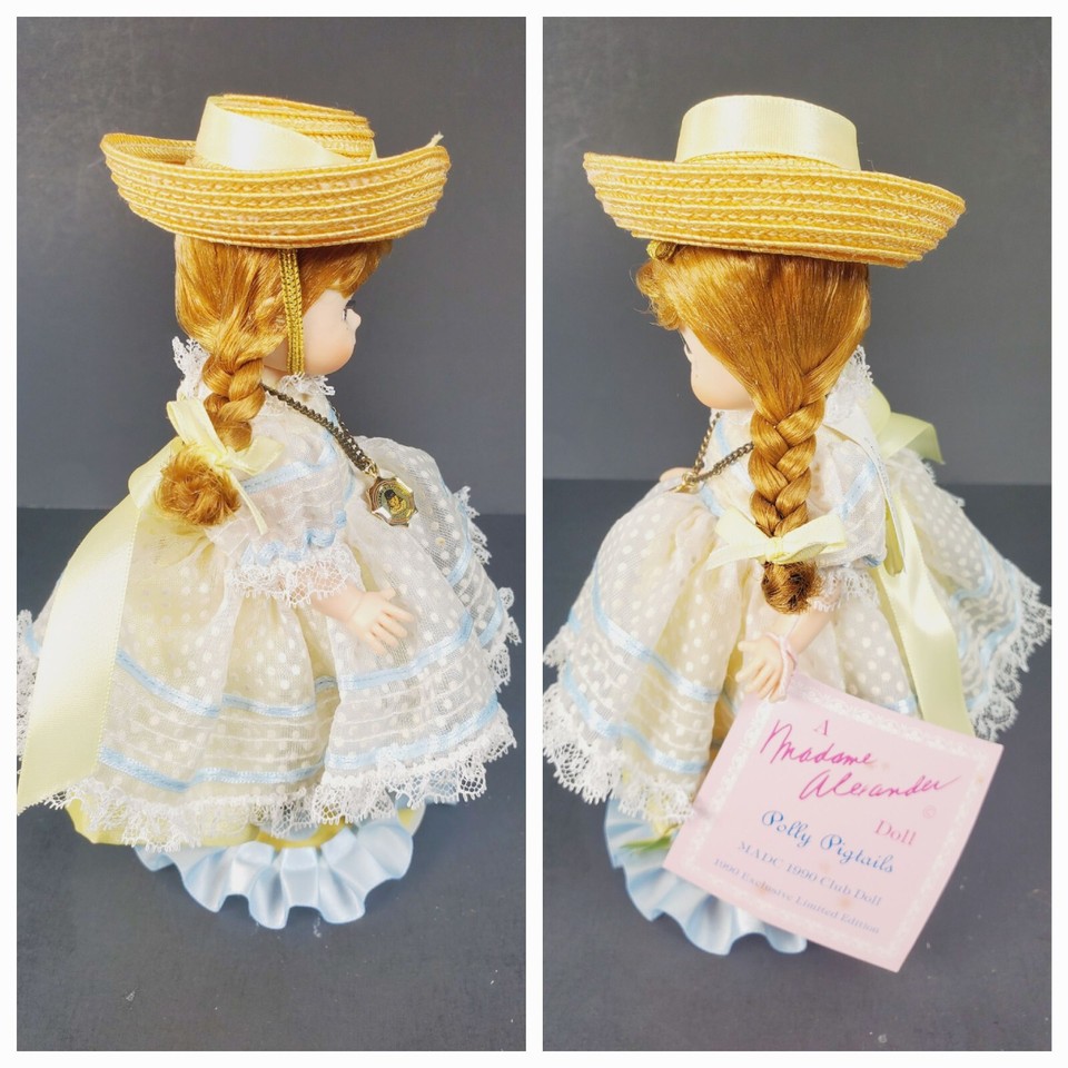 VTG 1990 Polly Pigtails MADC LE Madame Alexander Doll w/Ann Rast ...