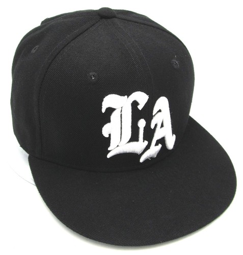 LOS ANGELES Snapback Cap Hat LA City California 3D Embroidered Text NWT ...