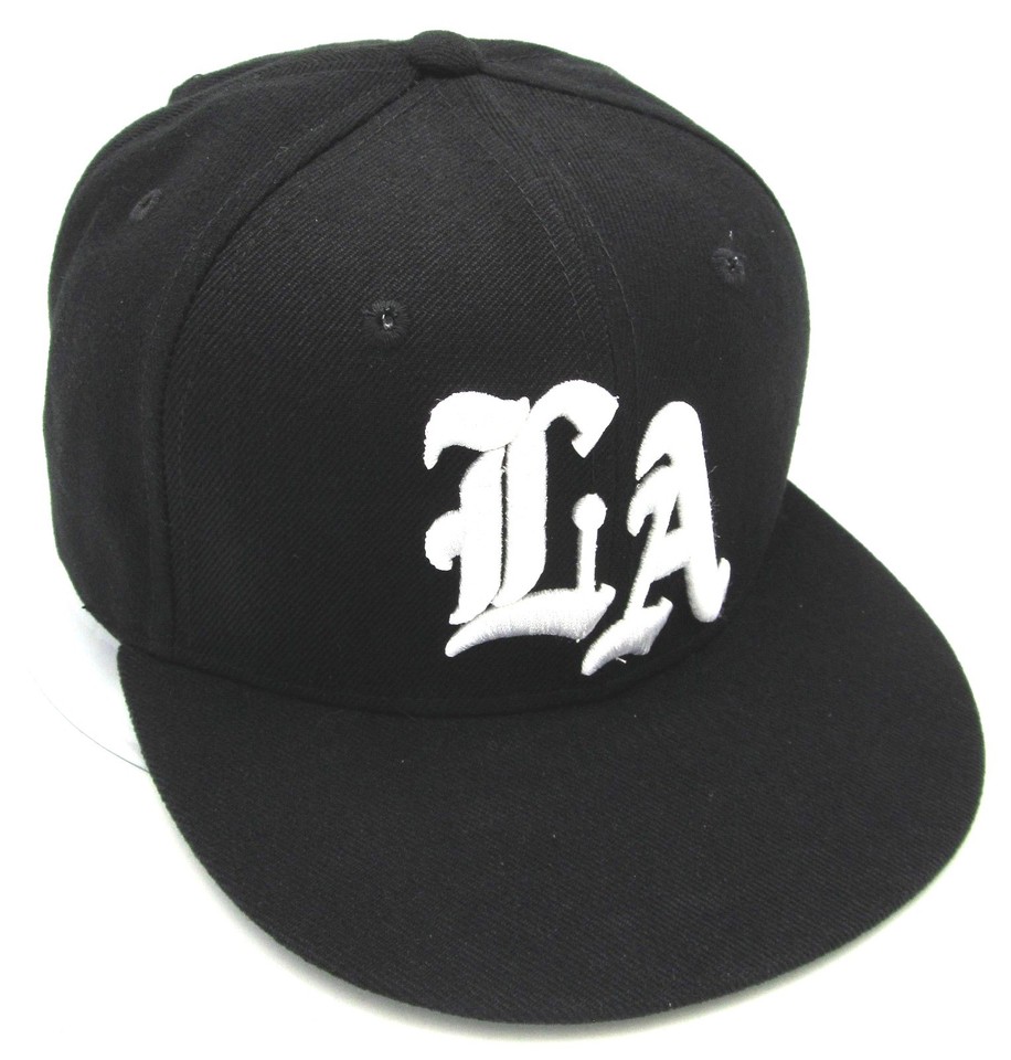 LOS ANGELES Snapback Cap Hat LA City California 3D Embroidered Text NWT ...