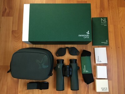 Swarovski NL Pure 8x32 Binoculars FSB Green - New in Box Demo Label | eBay