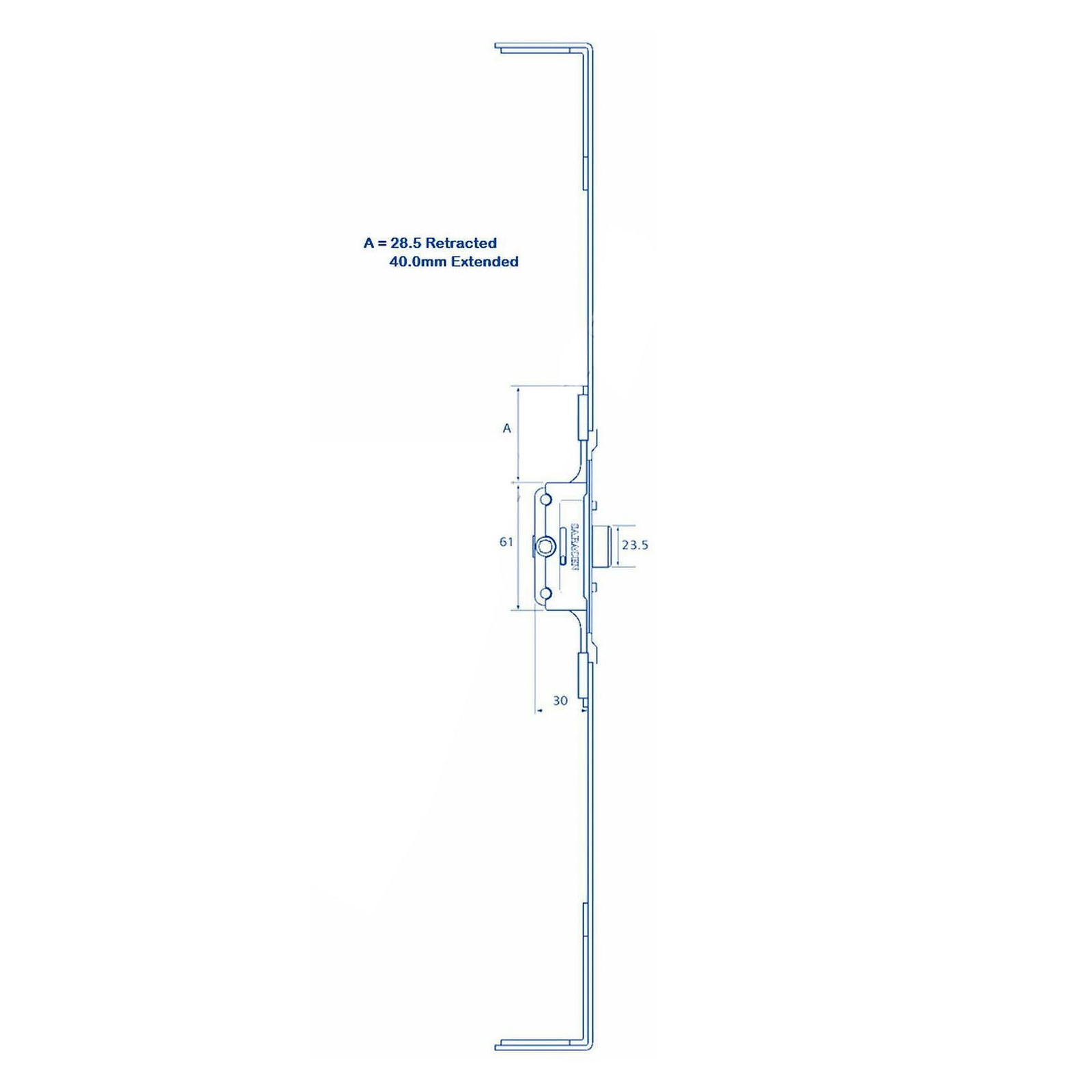Laird Saracen FM Shootbolt Gearbox Mechanism UPVC Window Lock 20 or ...