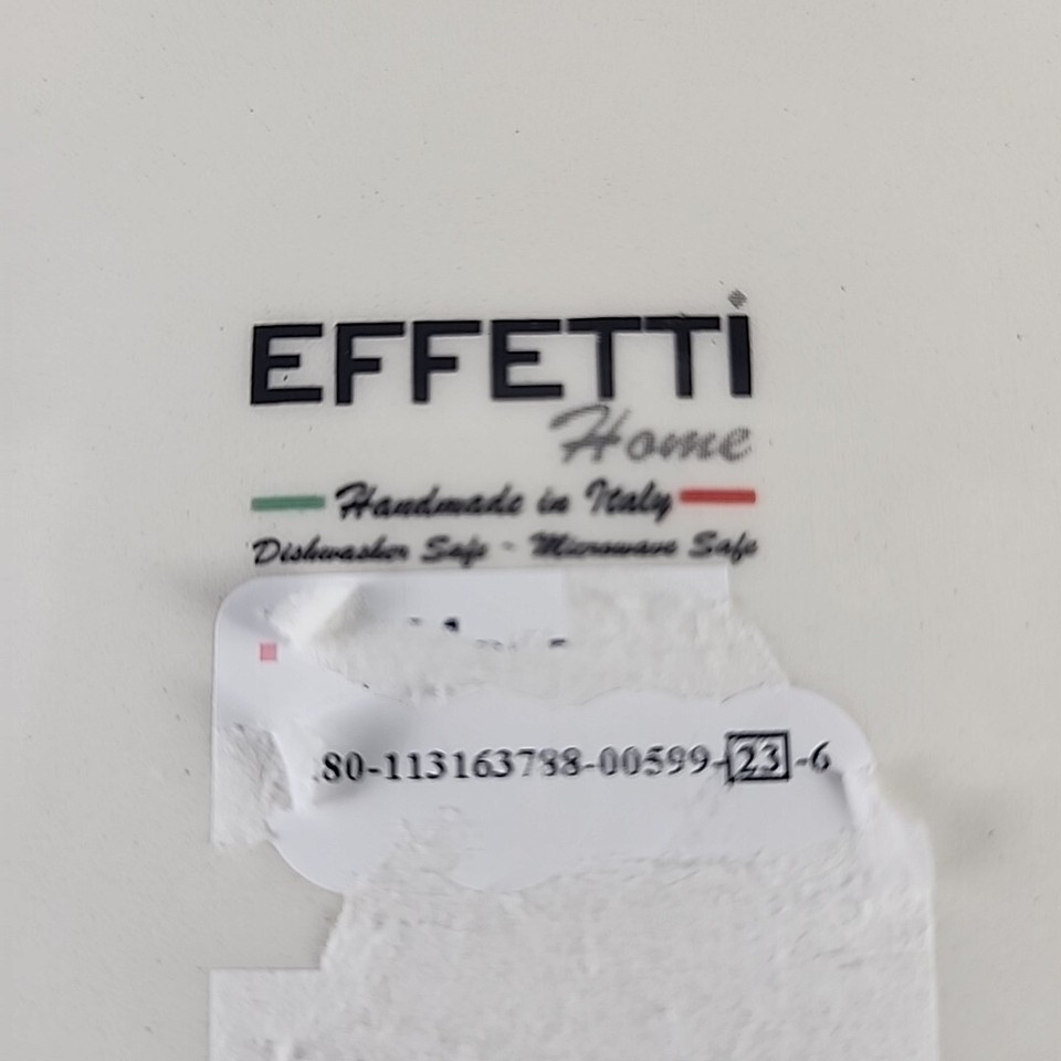 Effetti Appetizer Serving Square Plate Wine Cheese 7” x 7” Italy ...