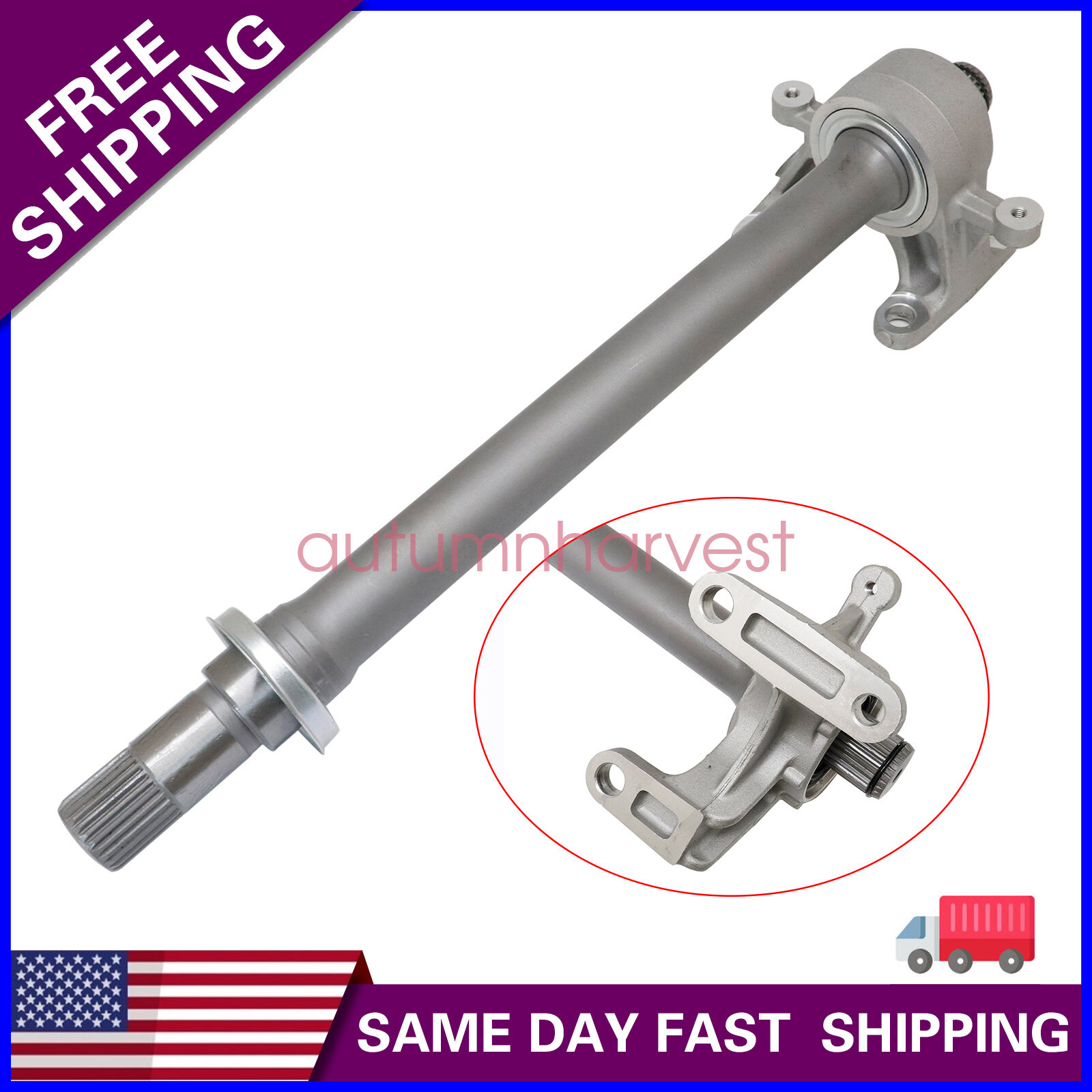 Front Right CV Intermediate Shaft Fit 2007-12 Honda Accord 2009-14 ...