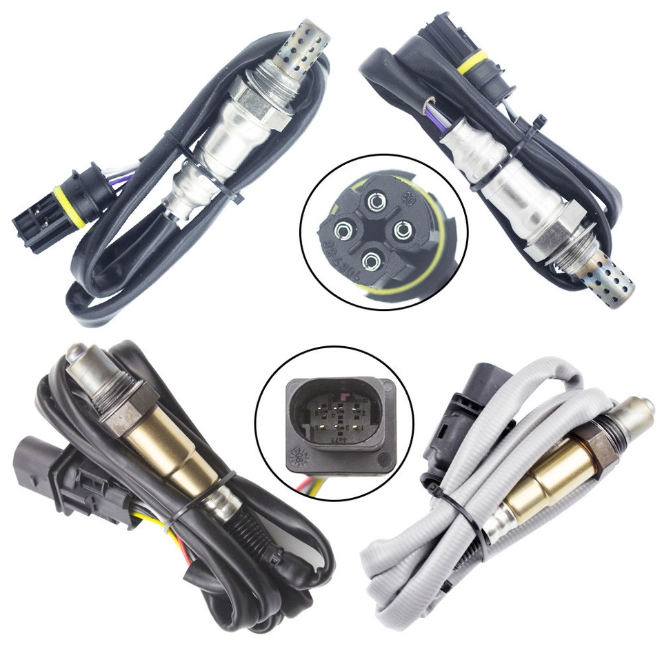 4x Oxygen Sensor For BMW 335i Z4 X5 2007 2008 2009 2010 2011 3.0L Up ...