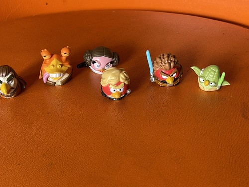 Lot Of 6 ANGRY BIRDS STAR WARS TELEPODS Anakin Skywalker (Padawan) w QR ...