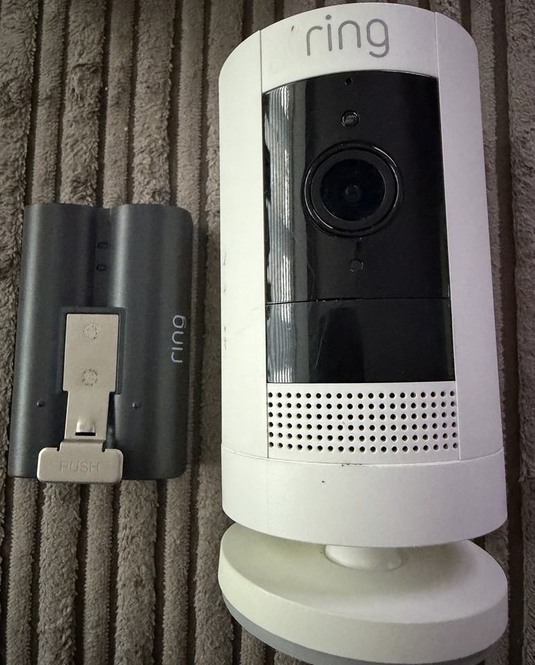 Ring Stick Up Wireless Security Camera Indoor/Outdoor Battery | eBay UK