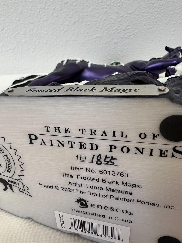 Trail of Painted Ponies FROSTED BLACK MAGIC (New) - 1E/1855 | eBay