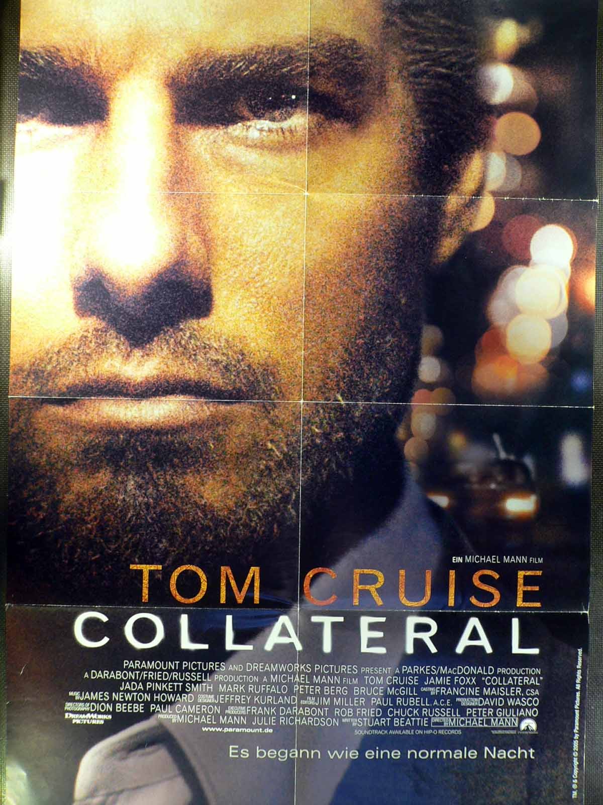 Collateral - Tom Cruise - Jamie Foxx - Filmposter A1 84x60cm gefaltet ...