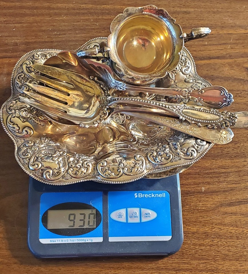Sterling Silver Antique Scrap Lot .925 - 930 Grams - 32.8 Oz. | eBay