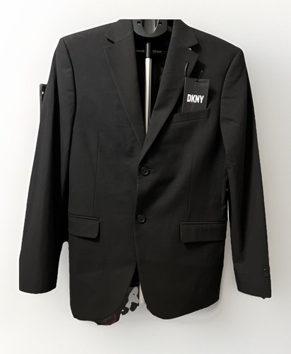 NWT DKNY Men's Modern-Fit High Performance Suit Jacket Black, 38S MSRP ...