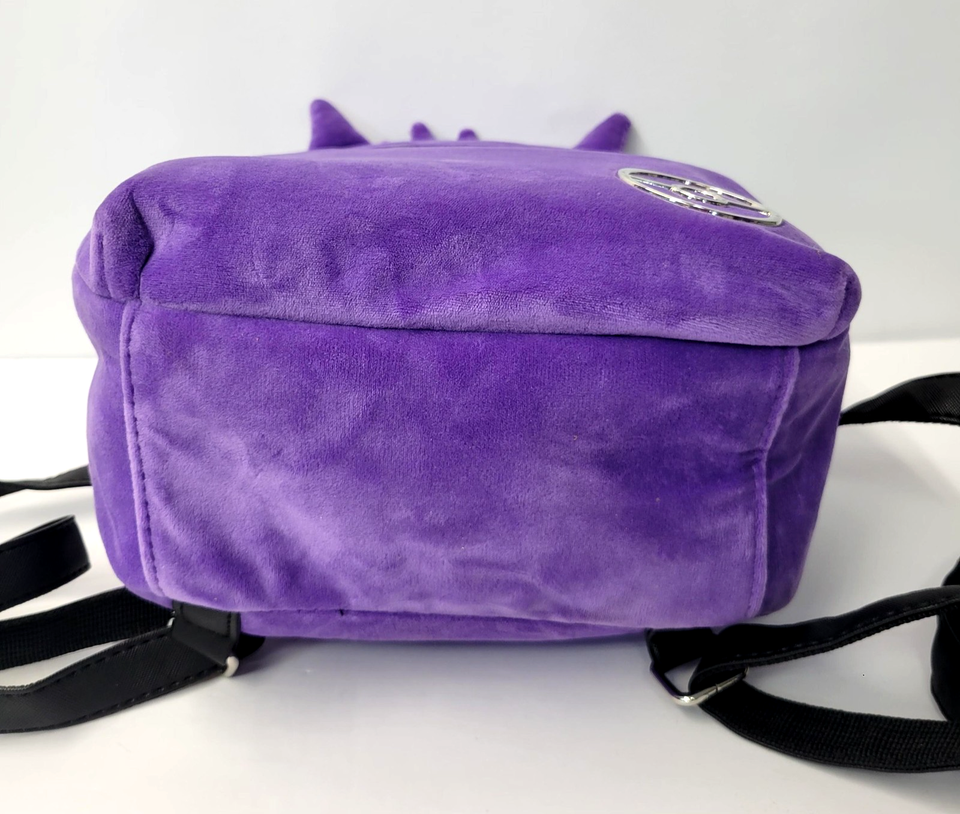 Bioworld Pokemon Gengar Backpack Unisex Small Purple Plush Mini Bag ...