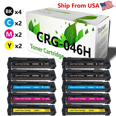 10PK 046H 46H Toner Cartridge imageCLASS 735Cx MF735Cdw Printer 10PCS ...