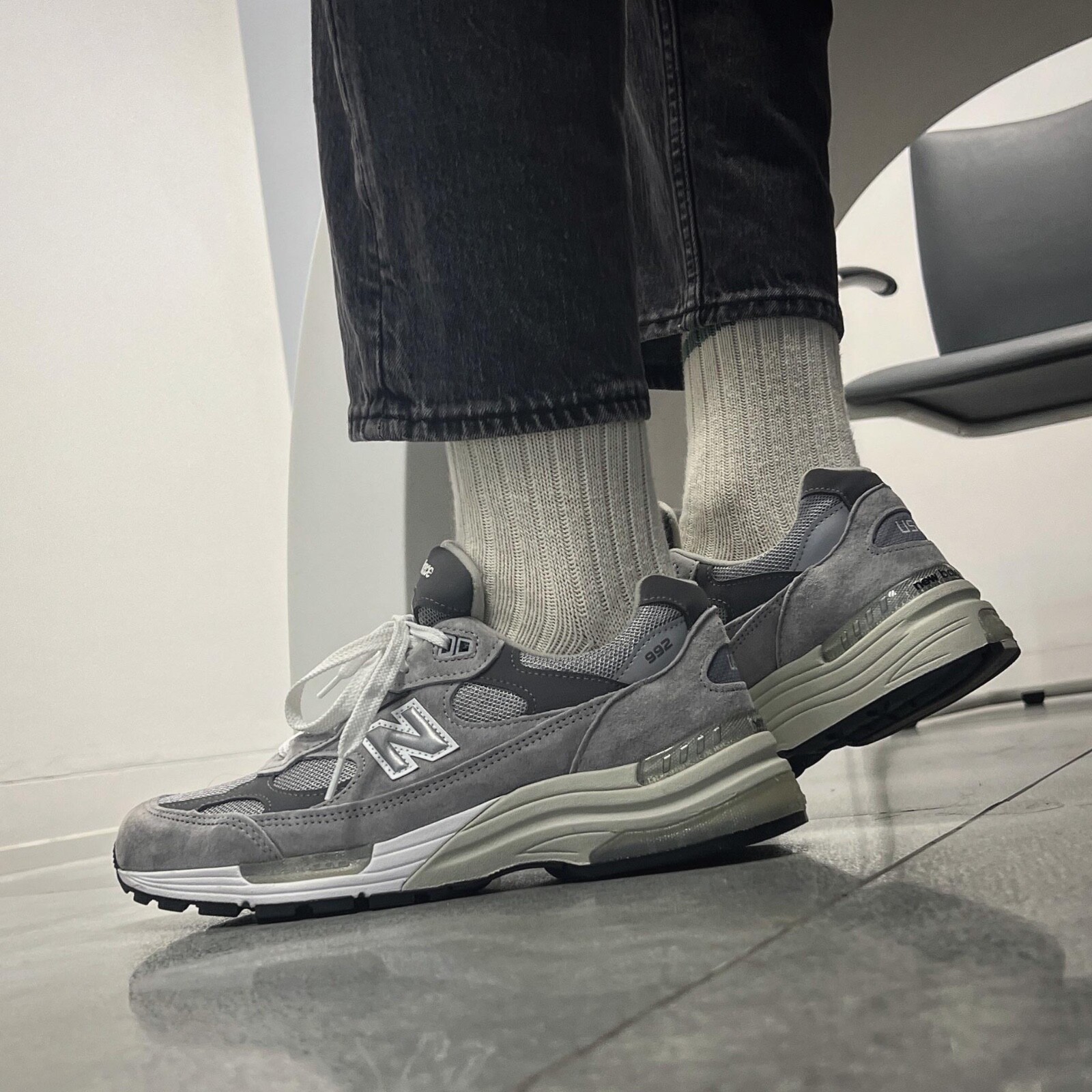 Size 10.5 - New Balance 992 Made in USA M992GR | eBay